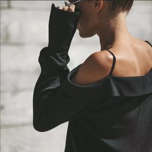 Tops | Cold Shoulder Button Down Blouse | Poshmark